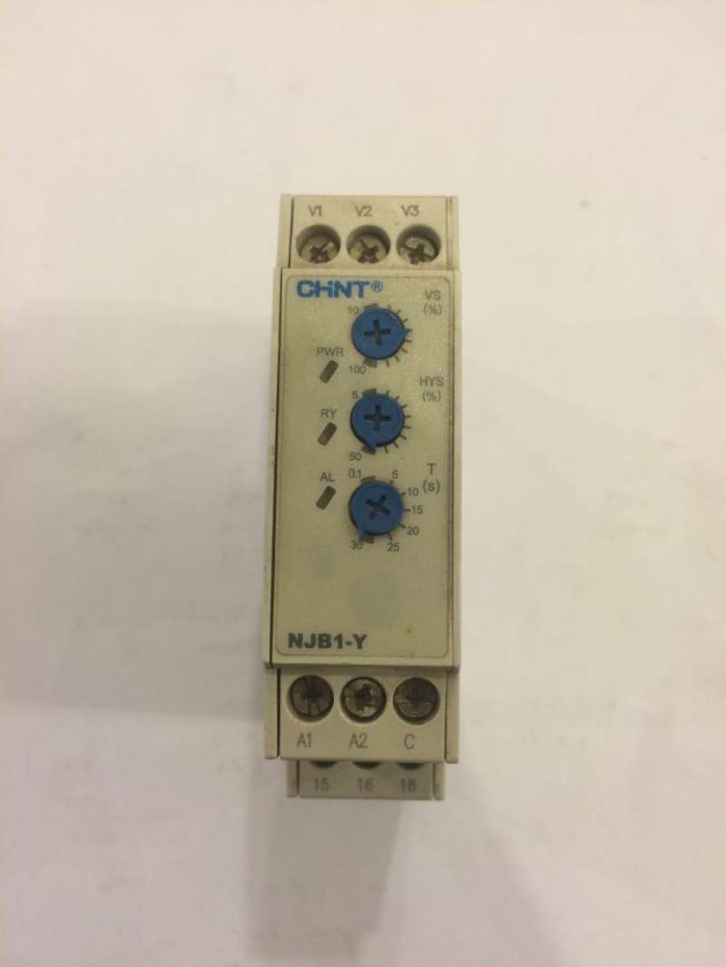 Promo CHINT NJB1-Y3 SINGLE PHASE VOLTAGE RELAY OVER UNDER PROTECTION ...