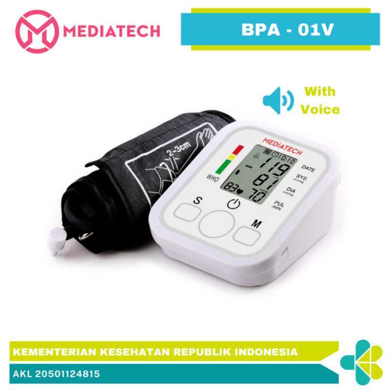 Jual Mediatech Tensimeter Lengan Atas Bpa-01 Dengan Suara - B460060 Di ...