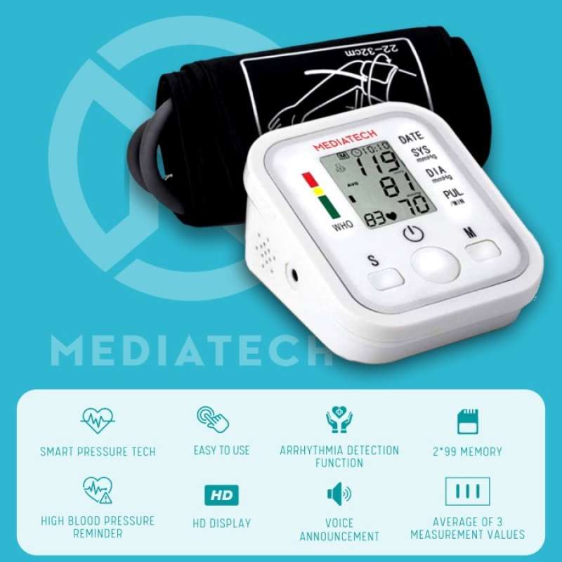 Jual Mediatech Tensimeter Lengan Atas Bpa-01 Dengan Suara - B460060 Di ...