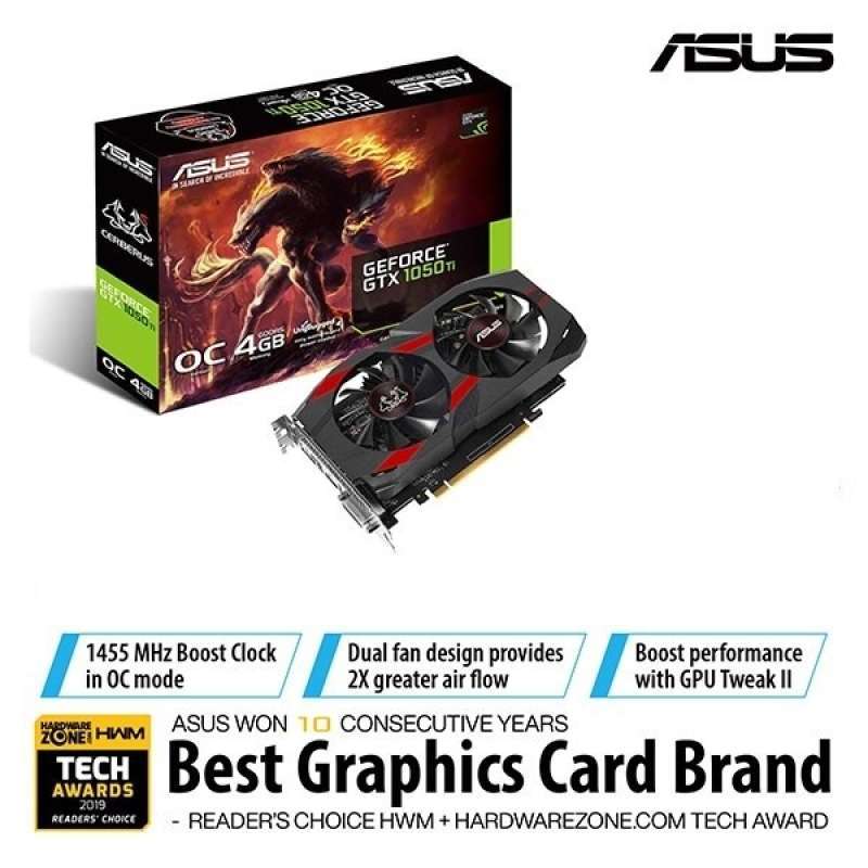Jual Asus Vga Card Cerberus-gtx1050ti-o4g Di Seller Asus Component ...