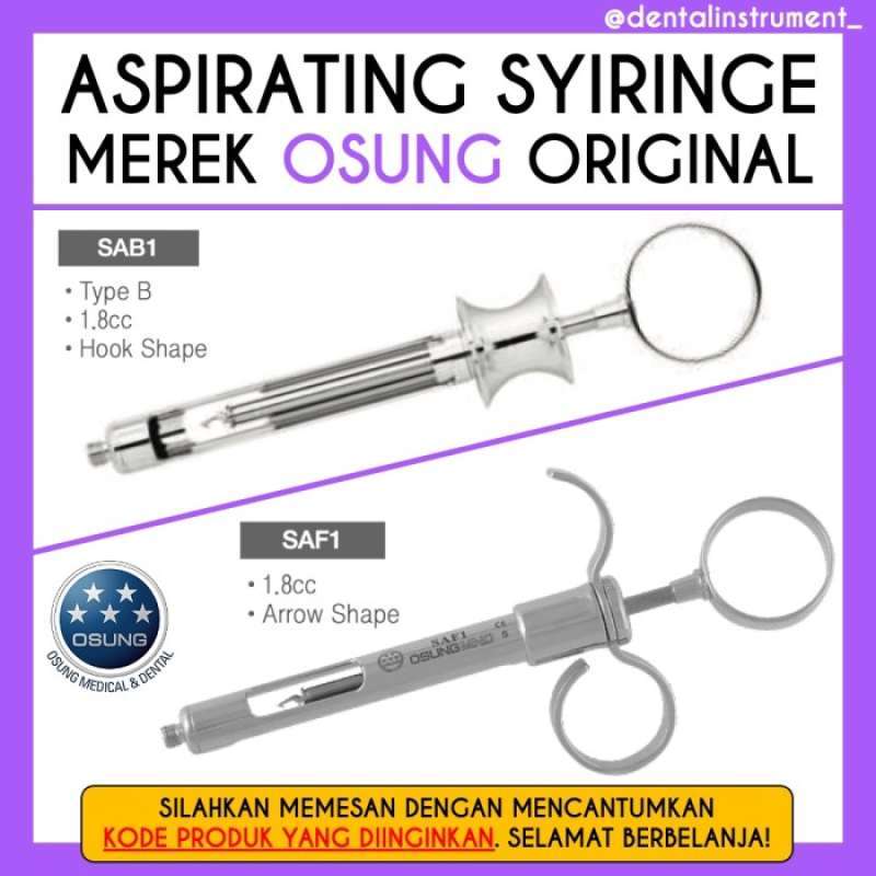 Jual Dental Cytoject /citoject Manual Self Aspirating Cartridge Merek ...