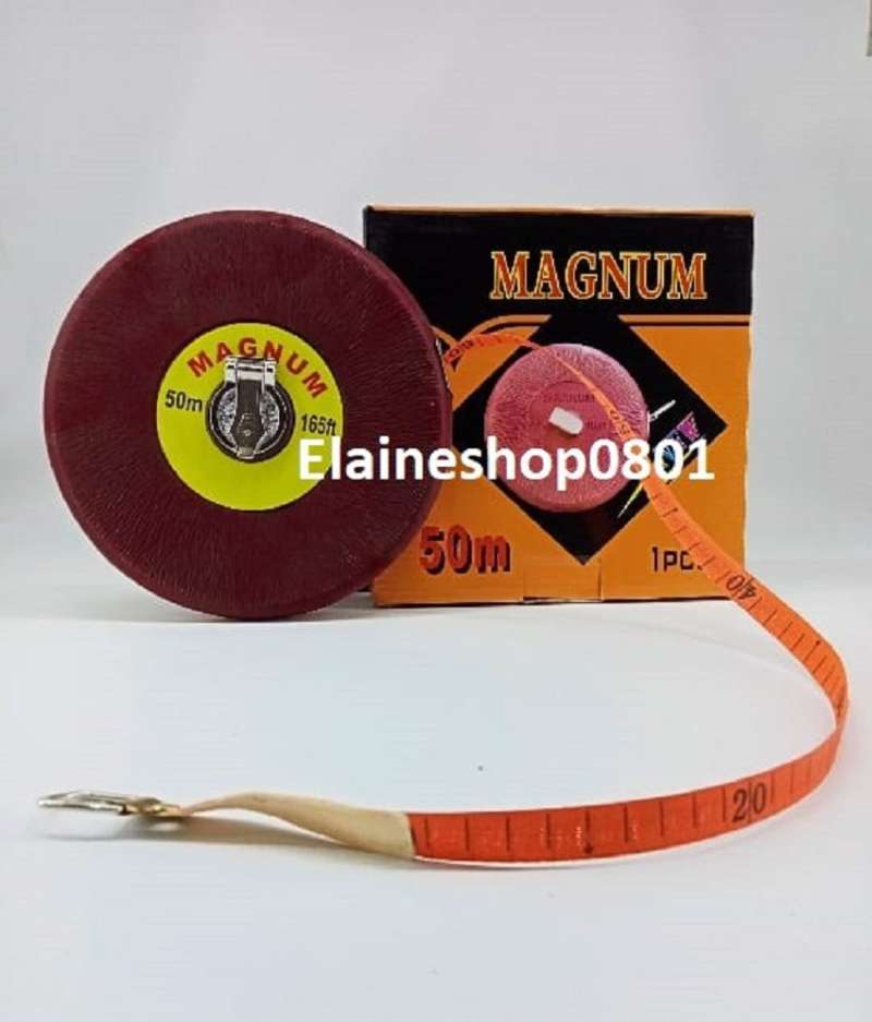 Jual Magnum Meteran Kulit 50 Meter / 165ft Meter Pengukur Tanah 50m ...