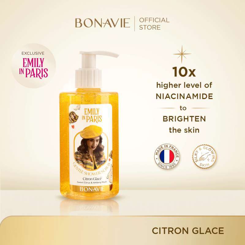 Promo BONAVIE Gentle Shower Scrub Citron Glace (Special Edition Emily ...
