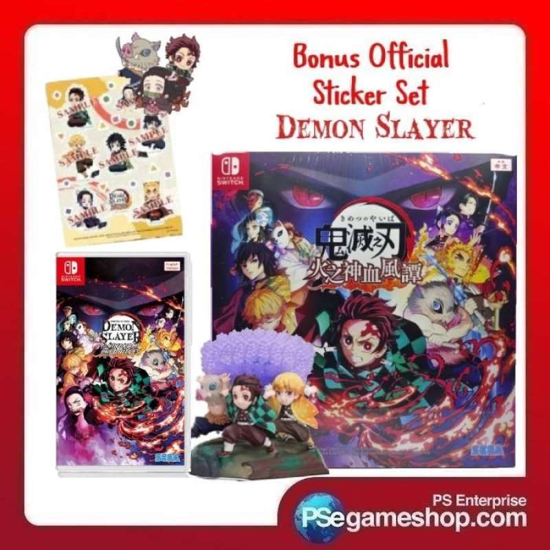 Promo Switch Demon Slayer Kimetsu no Yaiba The Hinokami Limited ...