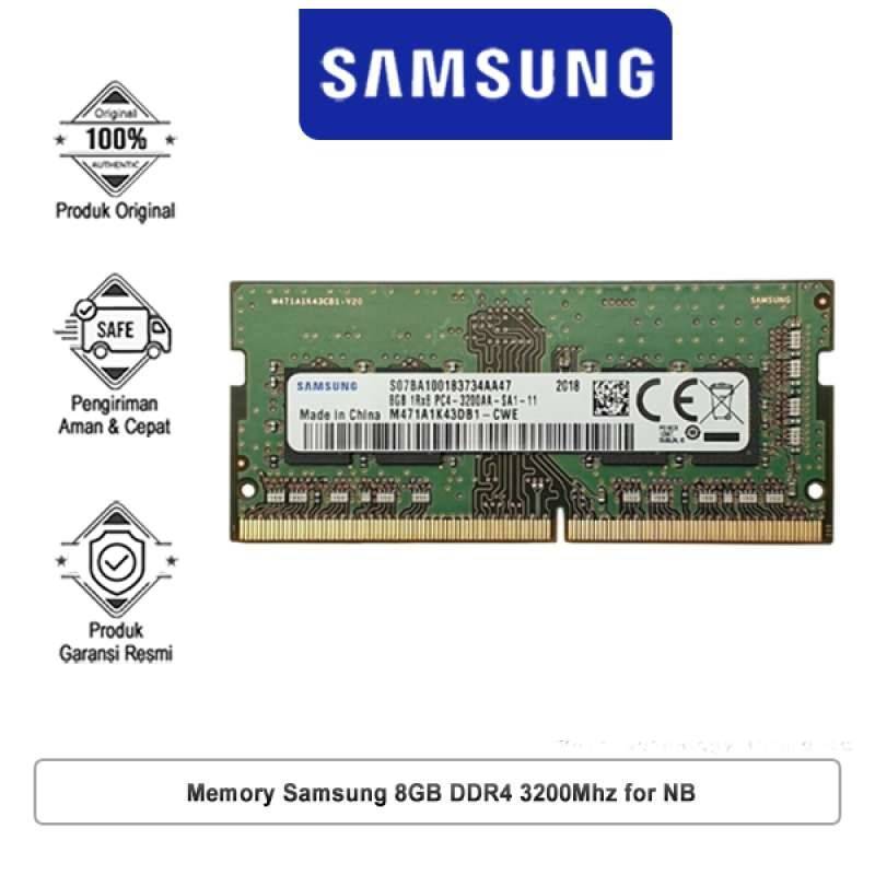 Jual Memory Samsung 8GB DDR4 3200Mhz for NB di Seller PT. Primajaya ...