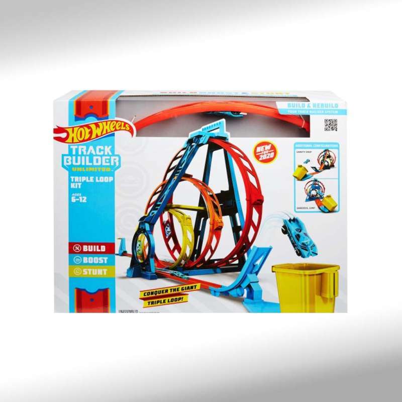 Jual Hot Wheels HotWheels Track Builder Triple Loop Kit Playset di ...