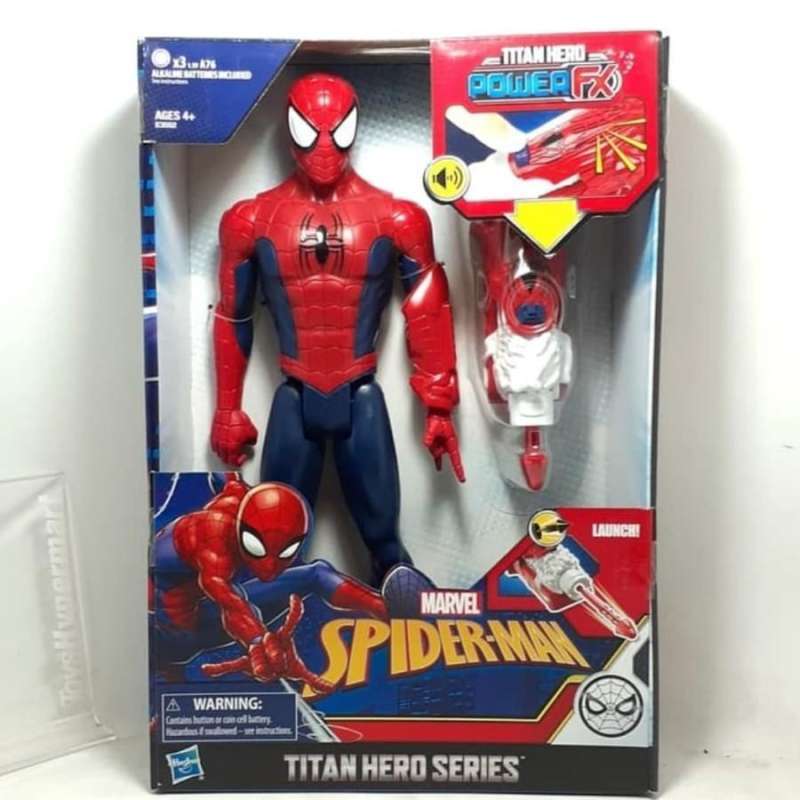 Jual Mainan Original Hasbro Marvel Avengers Spiderman Titan Hero Suara ...