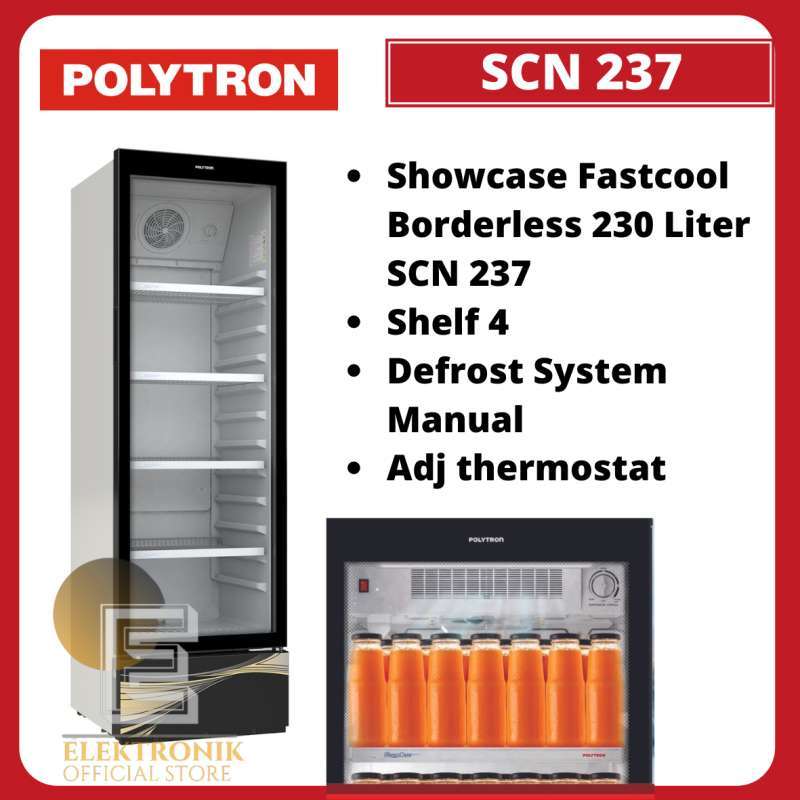 Jual Polytron Showcase Scn 237 Display Cooler Pendingin Minuman Di ...