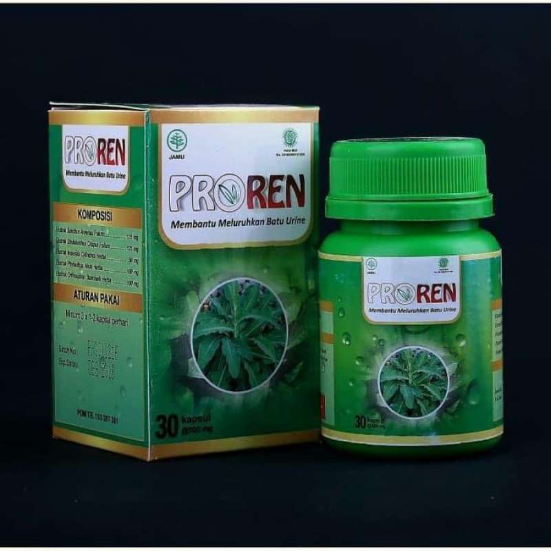 Jual PROREN kapsul untuk meluruhkan batu ginjal, batu empedu di Seller ...