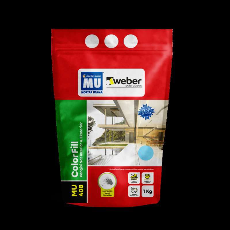 Jual Mortar Utama MU408 Color Fill Semen Pengisi Nat - Stone Grey di ...