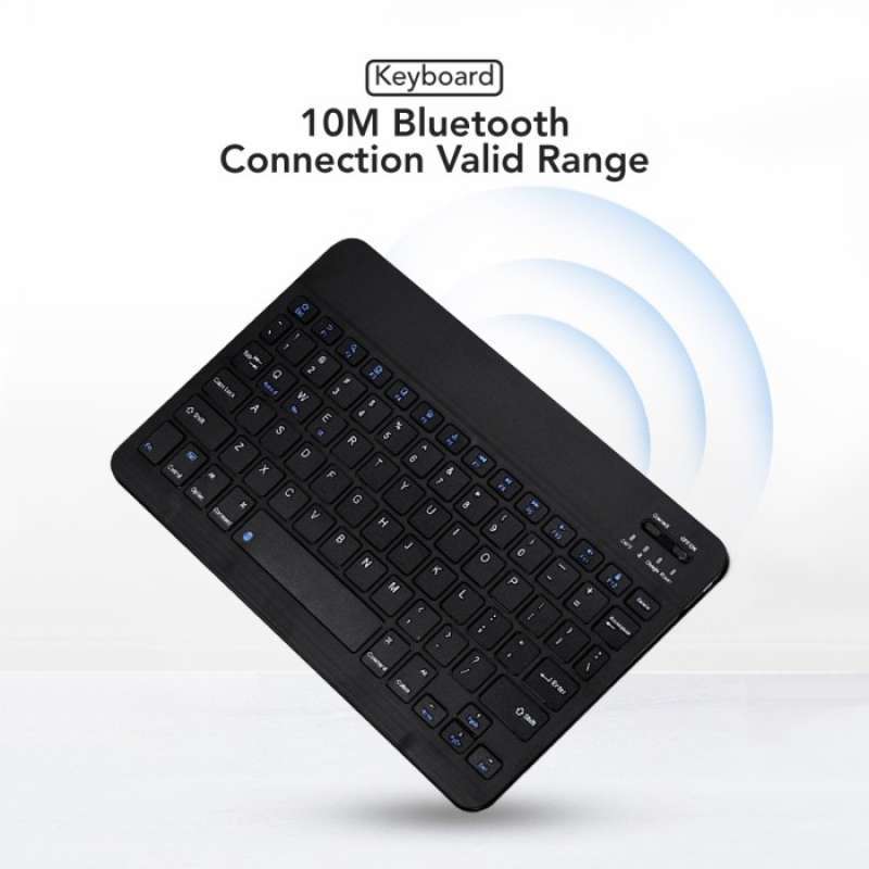 Jual Mini Wireless Bluetooth Keyboard Slim Design Windows Android Ios ...