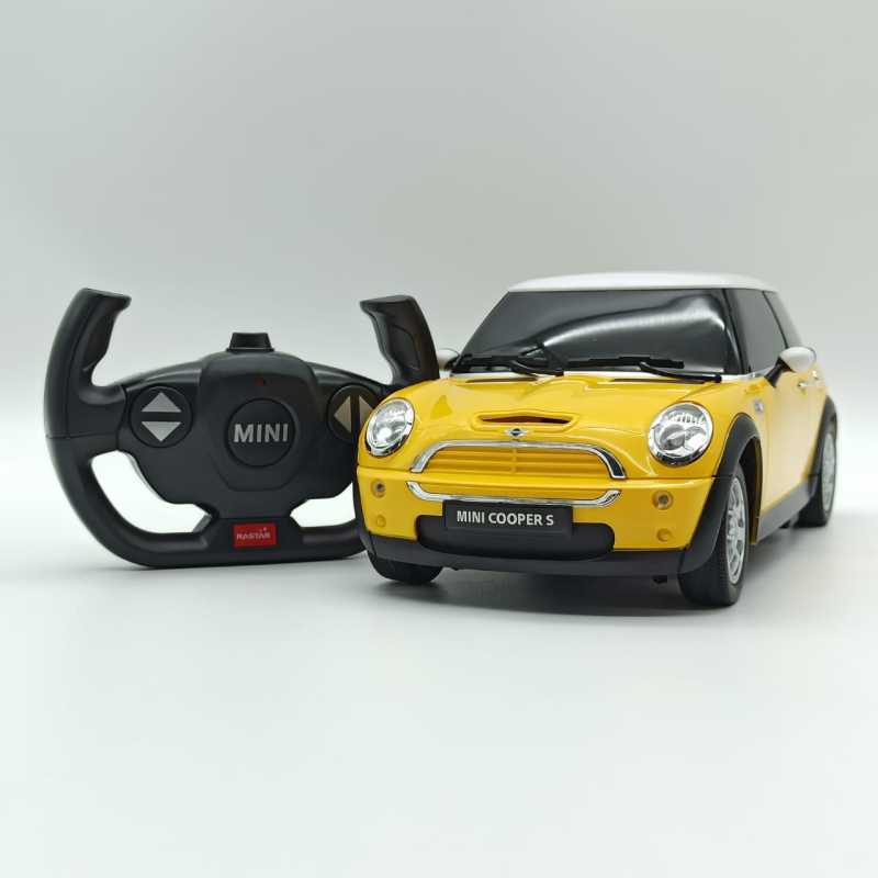 Jual RASTAR RC Mini Cooper S 1/14 Scale Remote Control Yellow di Seller ...