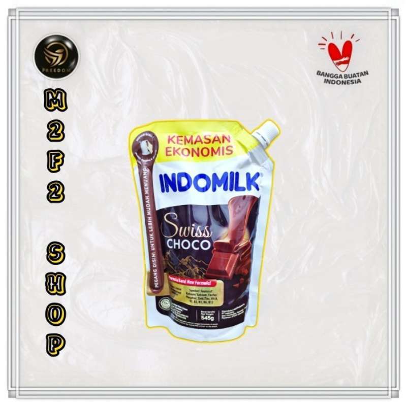 Jual Indomilk Swiss Choco Susu Kental Manis Cokelat Pouch - 545 Gr ...