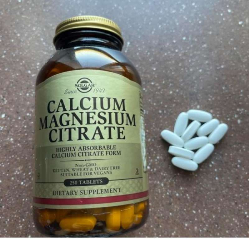 Jual Solgar Usa Calcium Magnesium Citrate 250 Tablets Di Seller Nur Nur ...