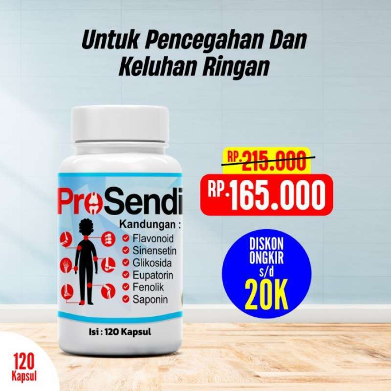 Jual Prosendi Vitamin Tulang Dan Sendi Isi 60kapsul Di Seller Nur Nur ...
