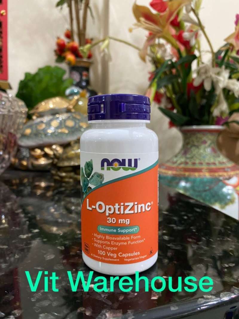 Promo NOW L-OPTIZINC 30 MG 100 VEG CAPSULES Diskon 33% di Seller Nur ...