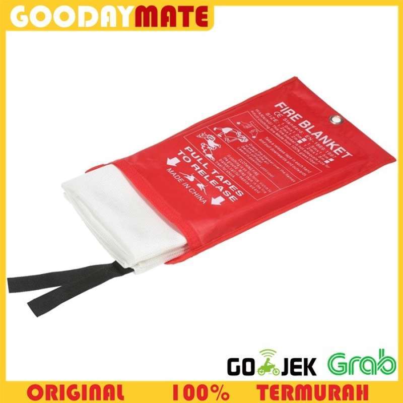 Jual Kkmoon Kain Pemadam Api Fiberglass Fire Blanket Flame Shelter ...