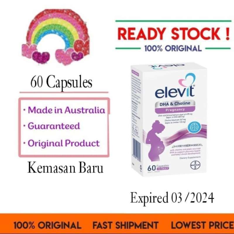 Jual Elevit Dha Pregnancy And Breastfeeding 60 Capsules Di Seller Nur ...