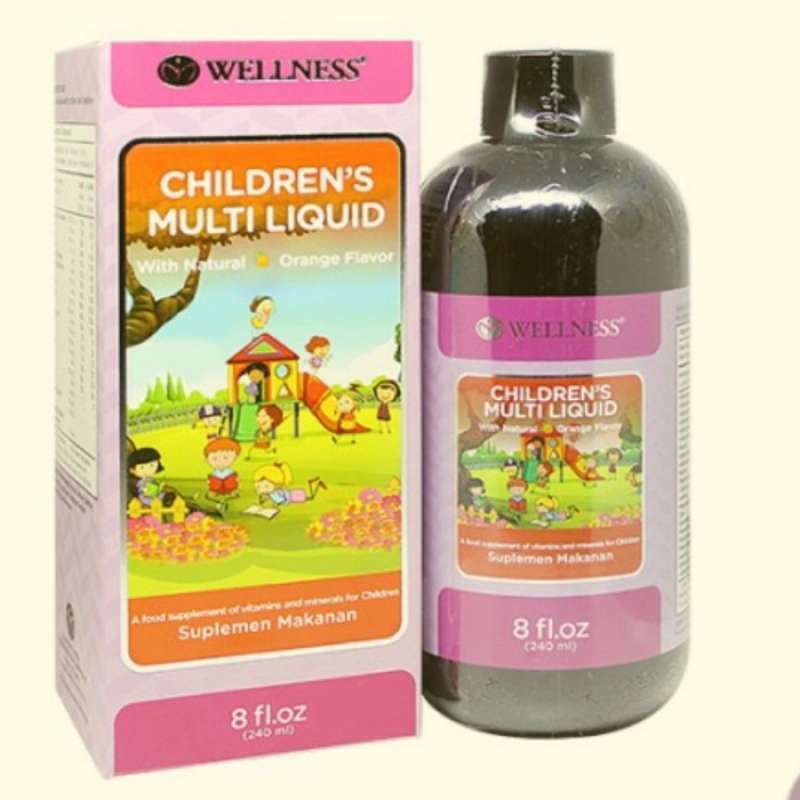 Jual WELLNESS CHILDREN'S MULTI LIQUID MULTIVITAMIN 8 OZ 240 ML di ...