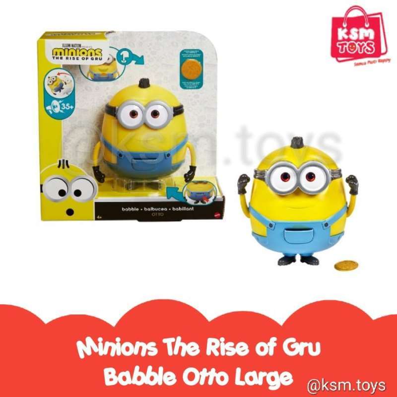 Jual Minions The Rise Of Gru Babble Otto Interactive Toy Minion Di ...