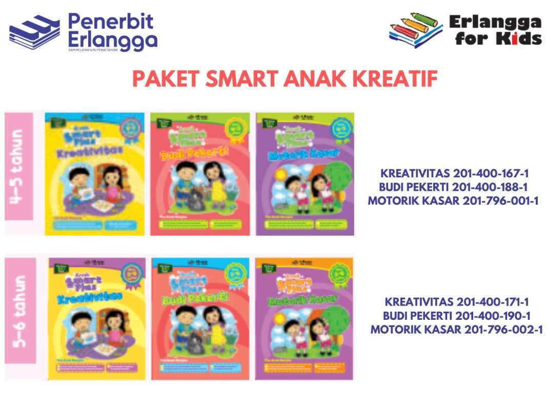 Jual BUKU ANAK PAKET SMART ANAK KREATIF ERLANGGA di Seller Penerbit ... Jual BUKU ANAK PAKET SMART ANAK KREATIF ERLANGGA di Seller Penerbit ...