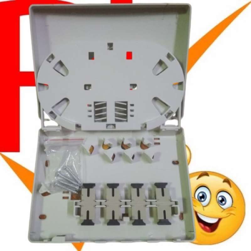 Promo Roset 4 Core SC/MM Adapter Pigtail Terminal Box FO/Fiber Optic ...