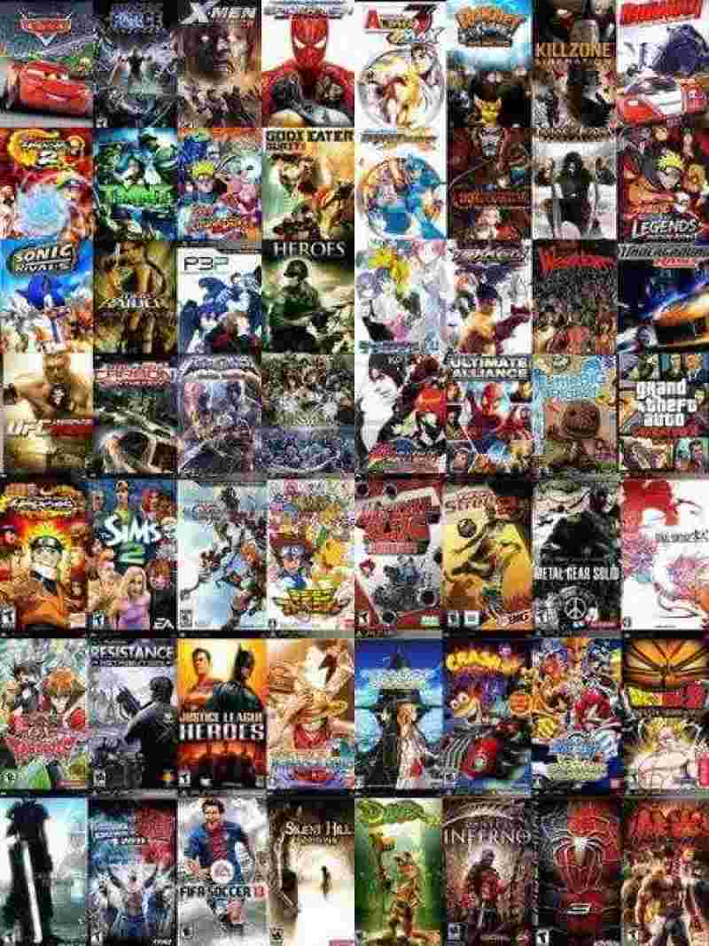 Jual PAKET GAME PSP BERISI RATUSAN GAME BUAT PSP ANDROID DAN PC TO PSPP ...