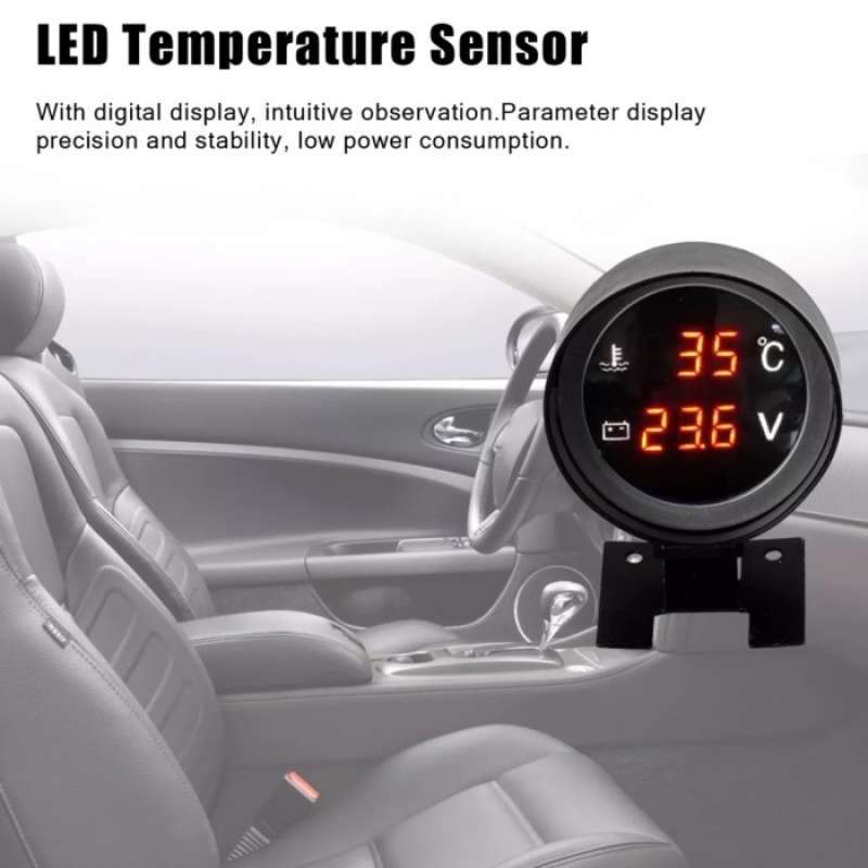 Promo Digital Led Sensor Temperatur Dan Volt Meter Diskon 40% di Seller ...