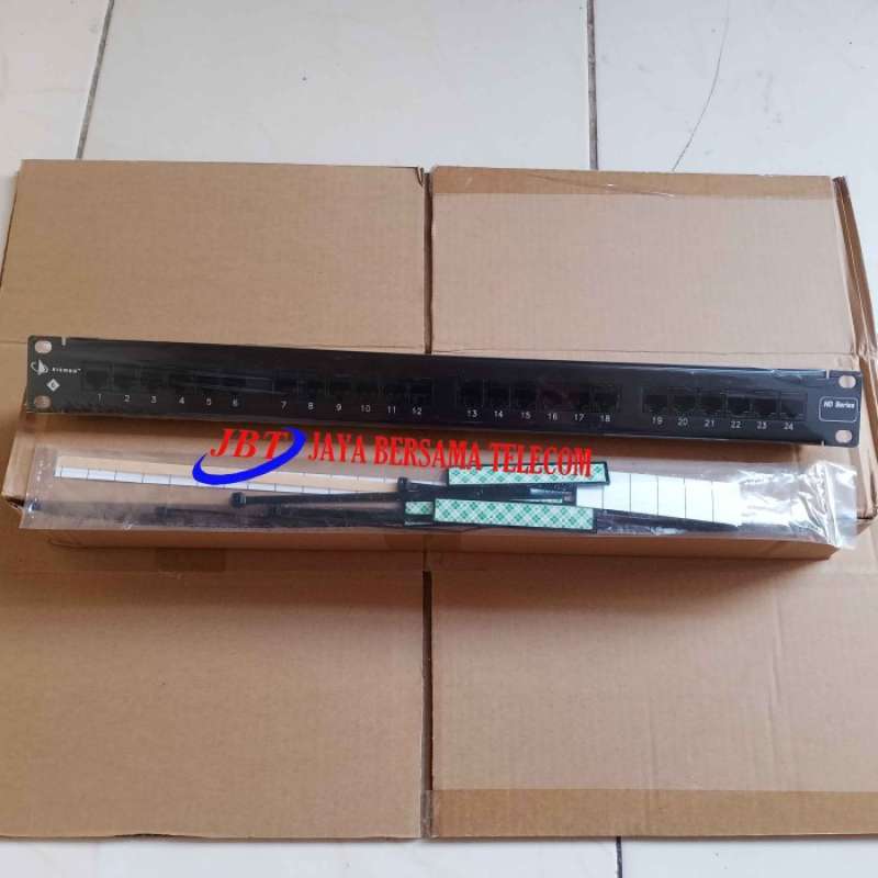 Promo Patch Panel 24 port cat.6 Siemon Loaded Diskon 23% di Seller ...