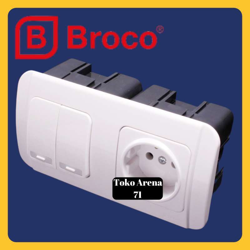 Jual Stop Kontak Broco Double Galleo Original Murah - Harga Diskon ...