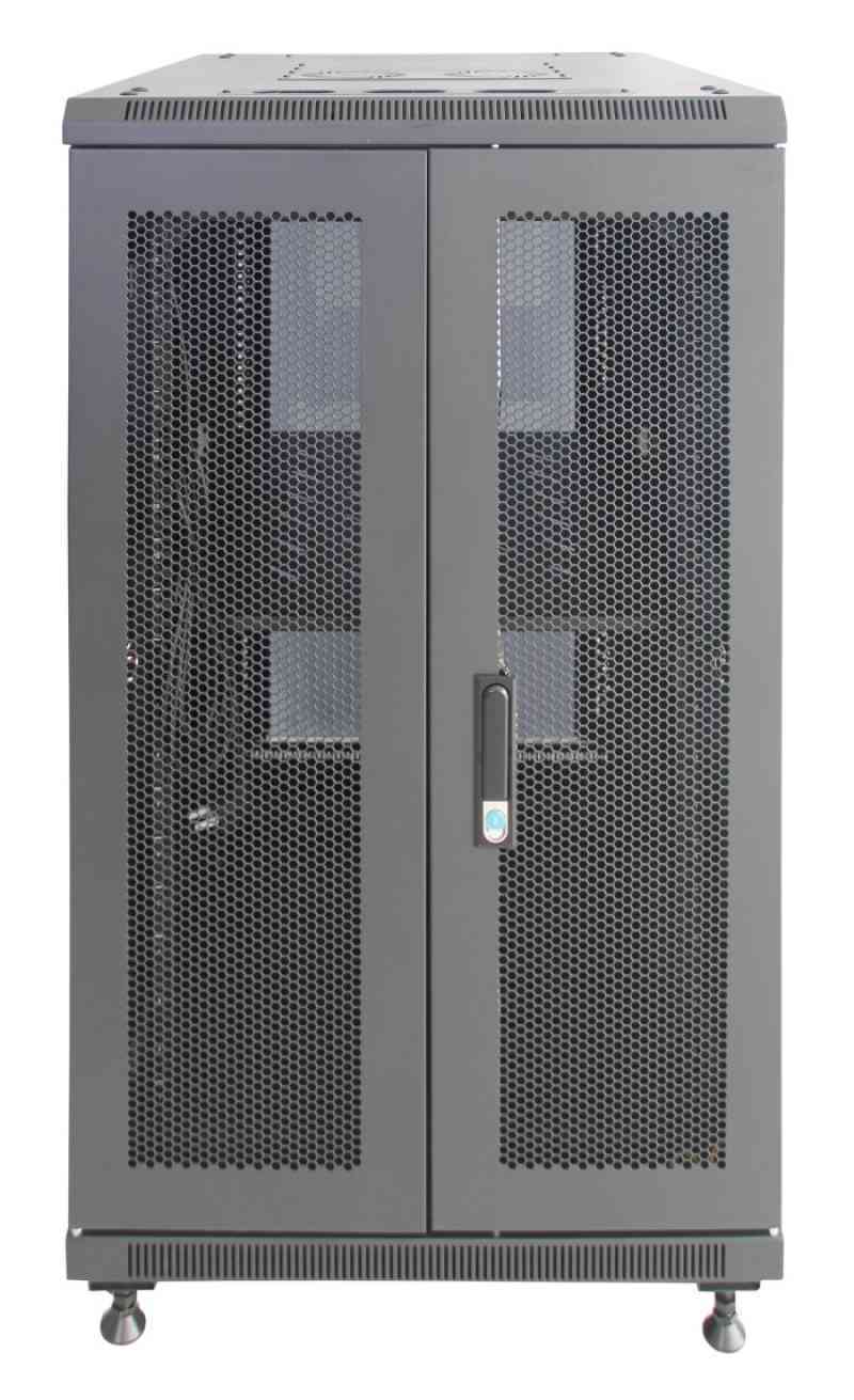 Jual Indorack Close Rack 20u Depth 800mm Glass Door - Ir8020g Rack ...