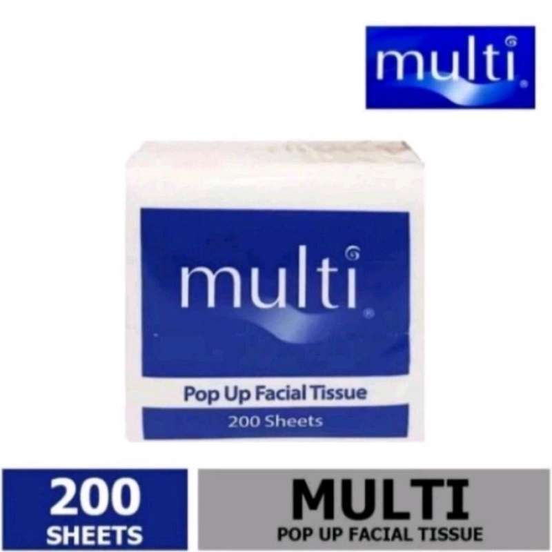 Jual Tissue Multi Pop Up Facial 200 Sheets | Kotak Tisu Tisue Wajah 2 ...