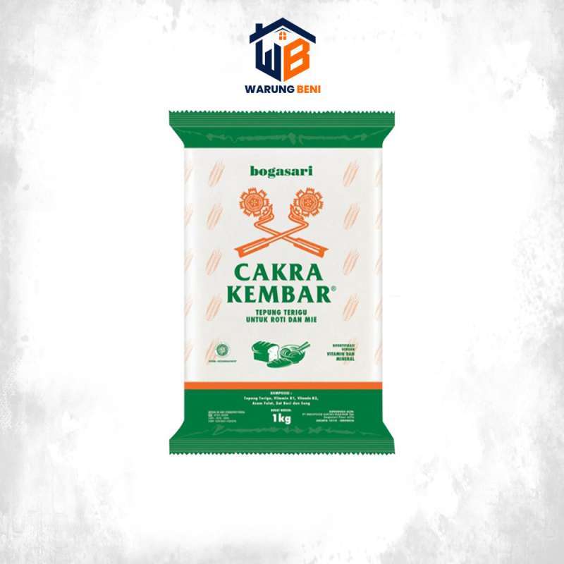 Jual Tepung Terigu Cakra Kembar Econo Pack 1 Kg Di Seller Warung Beni ...