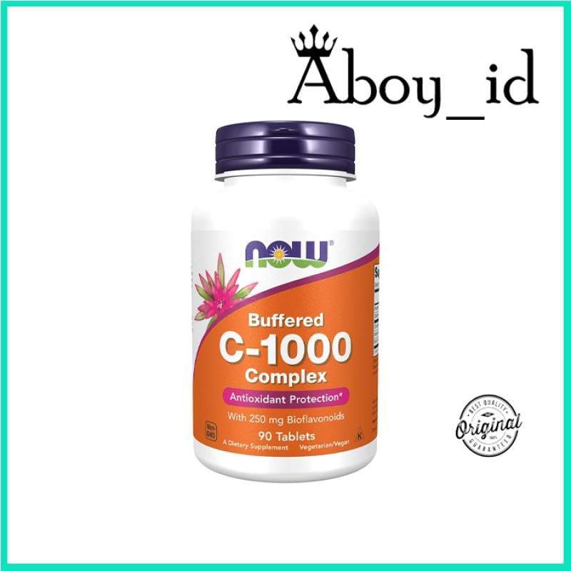 Jual Now Foods Buffered C 1000 Complex 90 Tablet Vitamin C 1000 Complex Now Di Seller Anes ...