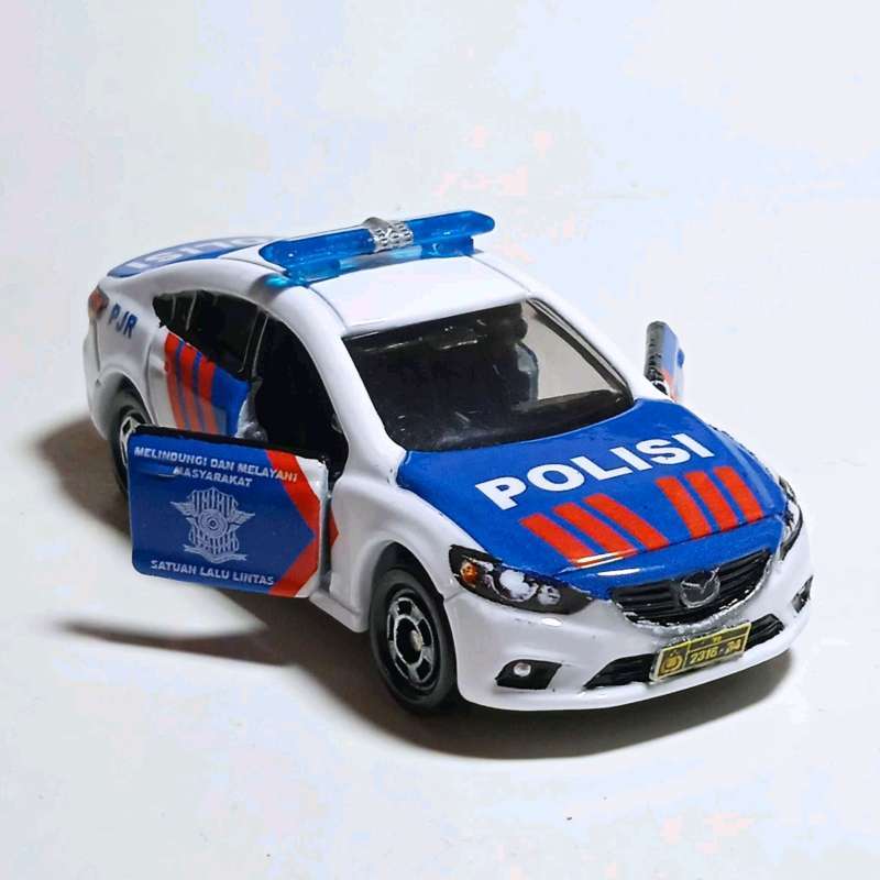 Jual Diecast Skala 1:64 Tomica Mazda 6 Atenza Custom Polisi Indonesian ...
