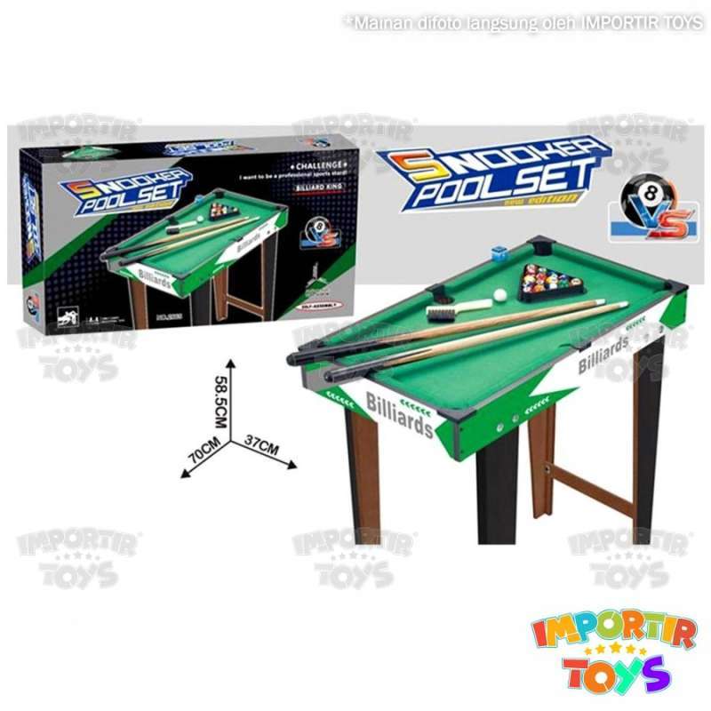 Jual BILLIARDS MEJA KAYU JUMBO PREMIUM WOODEN BILLIARDAS TABLE di ...