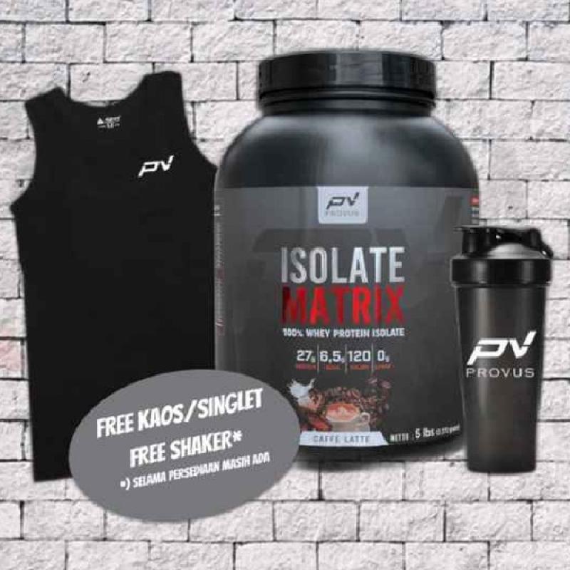 Jual PV PROVUS Isolate Matrix 5lbs 5lb 100% Whey Protein Isolate di ...