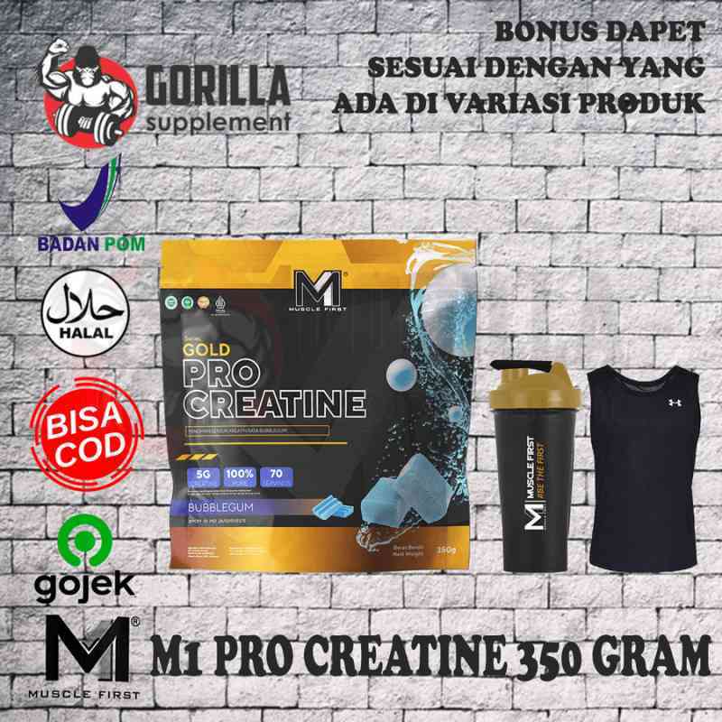 Jual Muslce First Pro Creatine 350 Gram 70 Serving M1 Nutrion ...