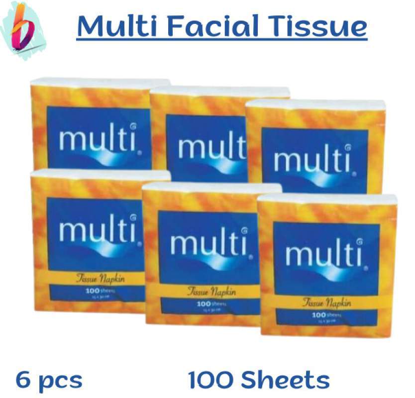 Jual Tissue Multi Napkin Tisu [100 sheets/ 6 pcs] di Seller Marshop ...