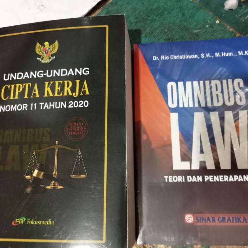 Jual Buku Undang Undang Cipta Kerja Dan Hukum Omnibus Law Di Seller ...