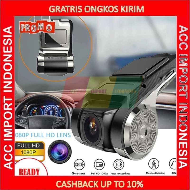 Promo Car Camera Kamera Mobil Depan ADAS DVR Dashcam Navigasi G-Sensor ...