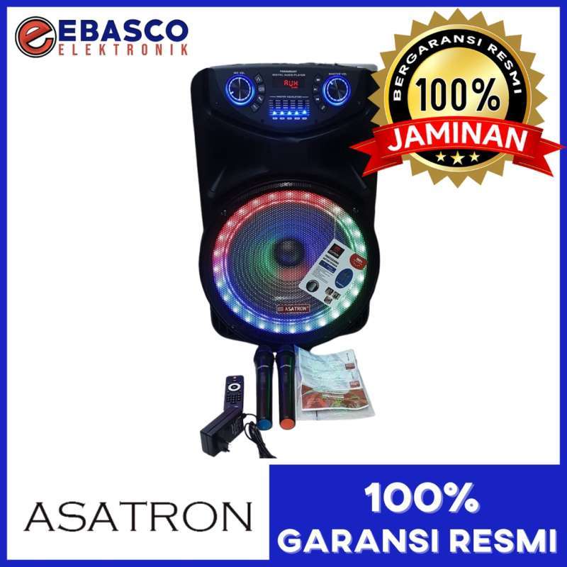 Jual Asatron Speaker Aktif Paramount 15 Inch Dengan Mic Dan LED Speaker ...