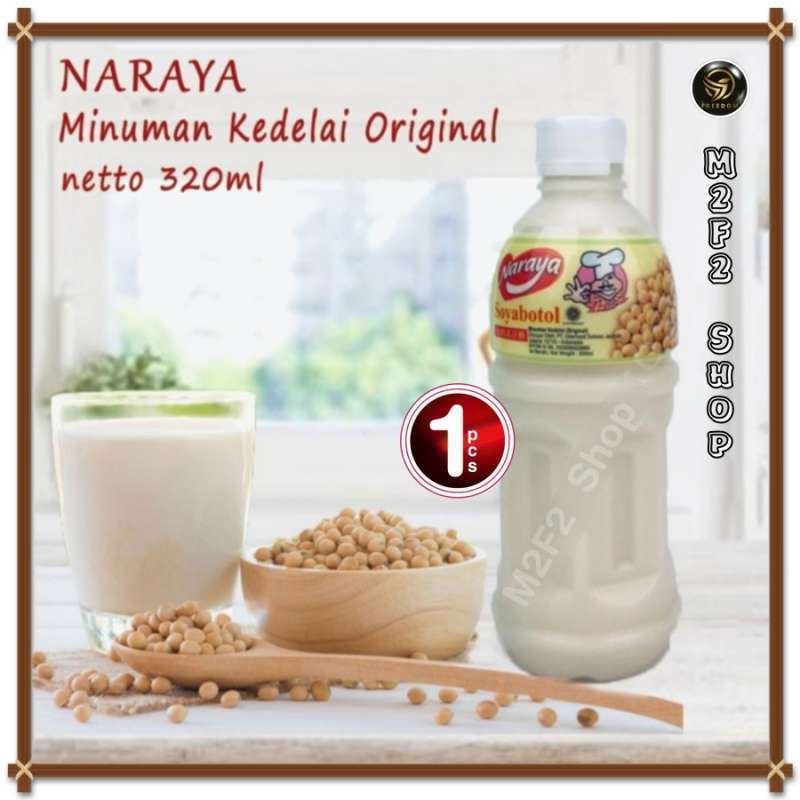 Promo Naraya Minuman Susu Kedelai | Soya Botol Pet - 320 ml (Kemasan ...