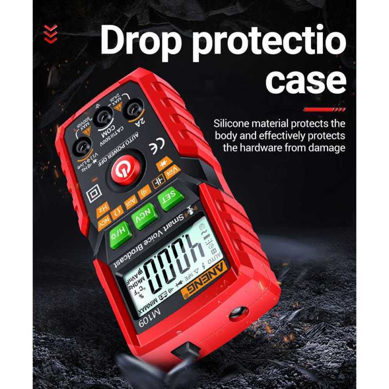 Promo Aneng Digital Multimeter Voice Broadcast Voltage Tester 4000 ...