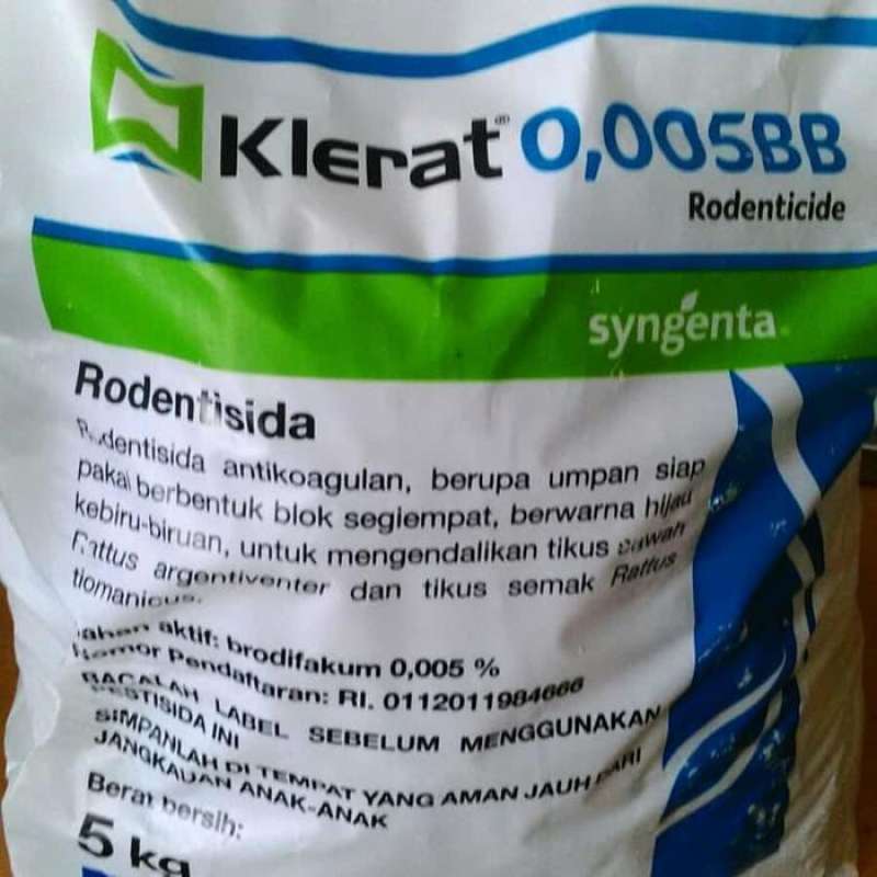 Jual Racun Tikus Rodentisida Klerat Kemasan 5 Kg - Syngenta Di Seller ...