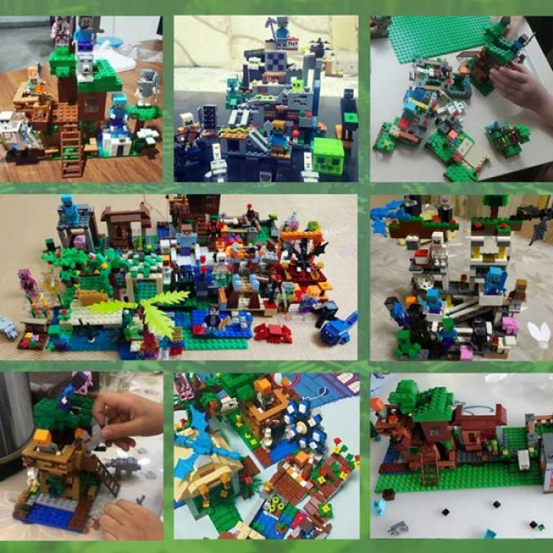 Promo Mainan Lego Minicraft Minecraft My World Balok Kayu Edukasi Anak ...