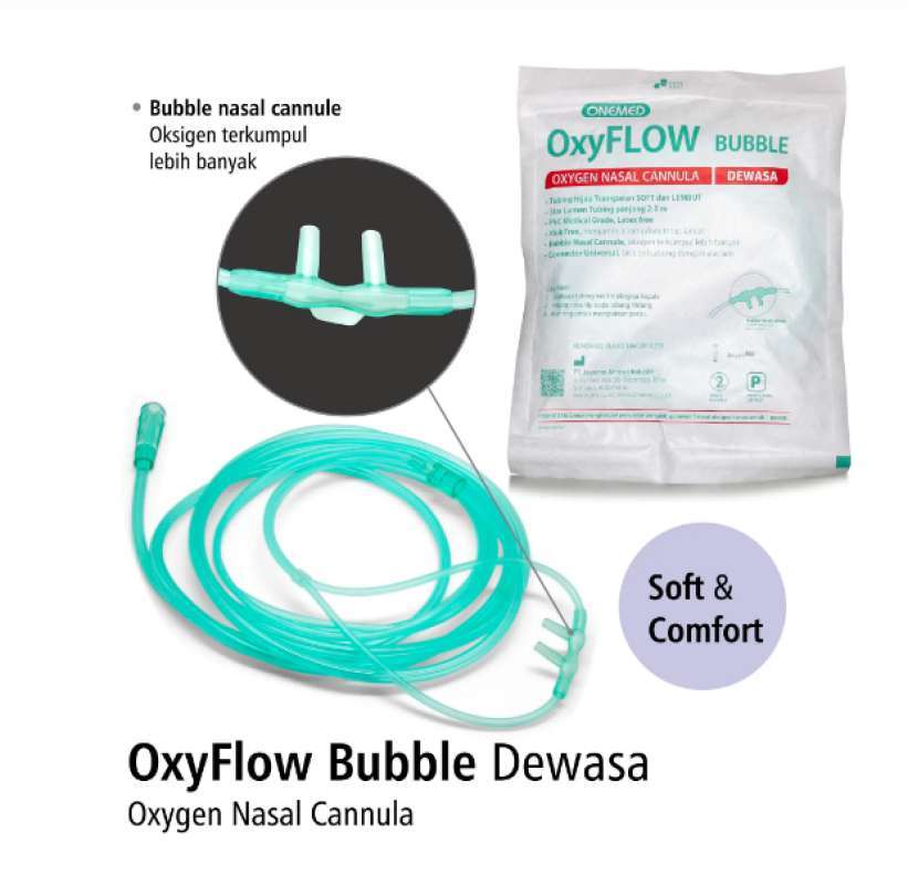 Promo Onemed Selang/nasal O2 Oxyflow Adult Bubble Nasal Diskon 30% Di Seller Medicalogy - Kelapa ...