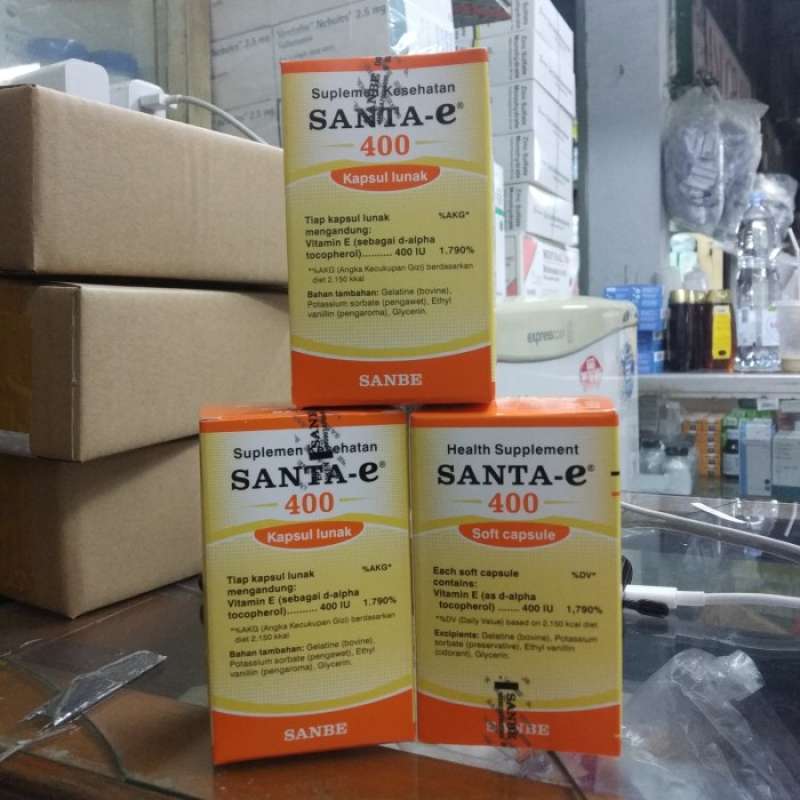 Jual Santa E 400 @30 Health Supplement Di Seller Anes Medika Center ...