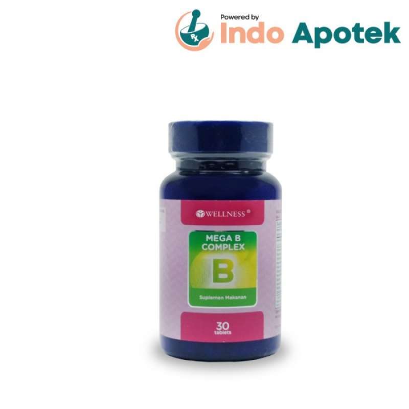 Promo WELLNESS MEGA B COMPLEX 30 TABLET Diskon 33% di Seller Anes ...
