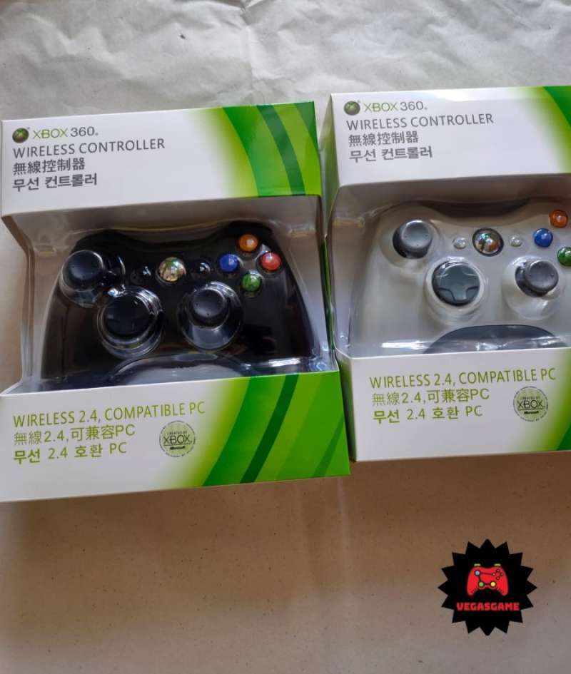 Jual Stick Stik Controller Xbox 360 Pc Ps3 Wireless Plus Receiver Di ...